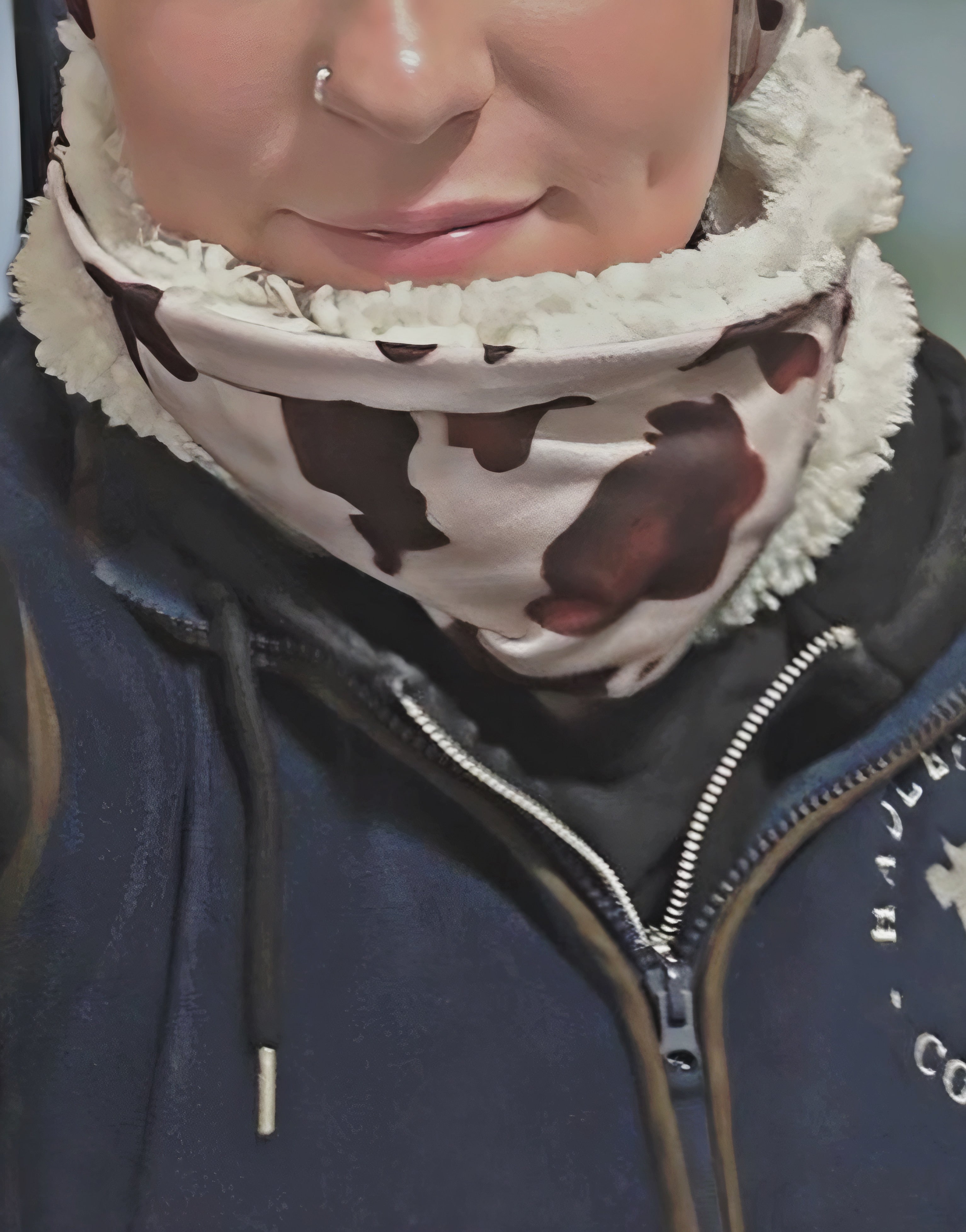 Handmade cow print neck warmer – Hadleybelle Country